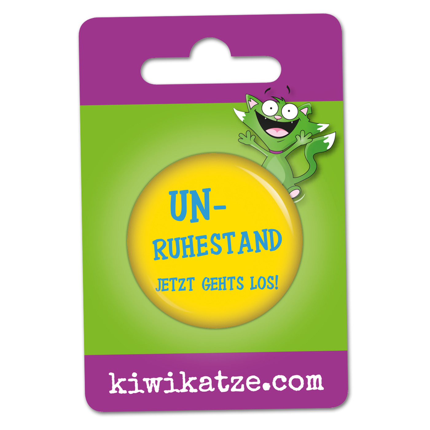 Unruhestand. Jetzt gehts los! Button Anstecker | Button Online Shop ...