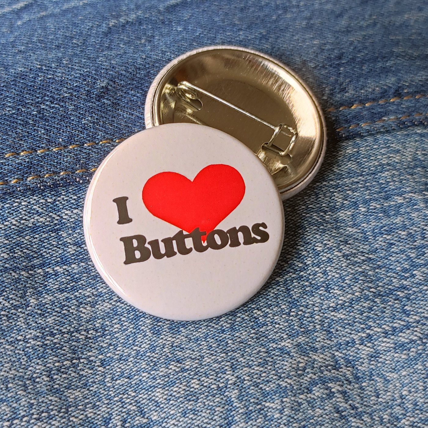 I love Buttons Button Anstecker | Button Online Shop Kiwikatze
